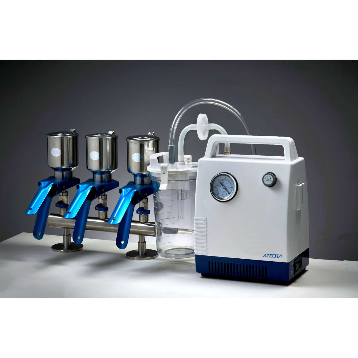 Azzota® Vacuum Filtration Manifold System, 3-Branch – www.labshops.com