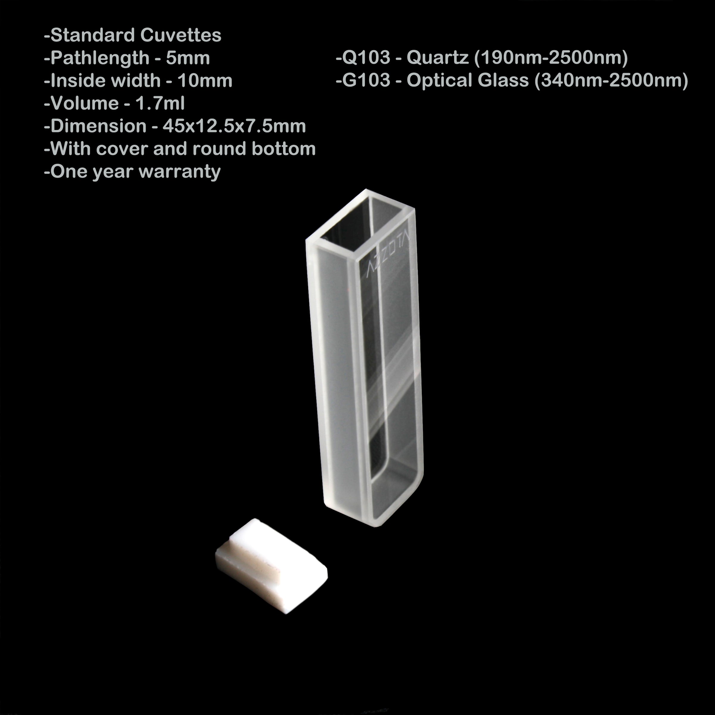 Standard Cuvettes | Labshops.com – www.labshops.com