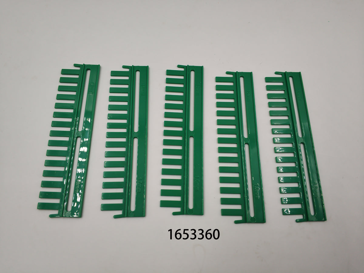 Mini-PROTEAN Comb, 15-well, 1.0 mm, 26 μl, 5/pk – www.labshops.com